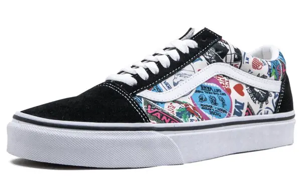 VANS Old Skool "stickers" Low Top Sneakers - Black