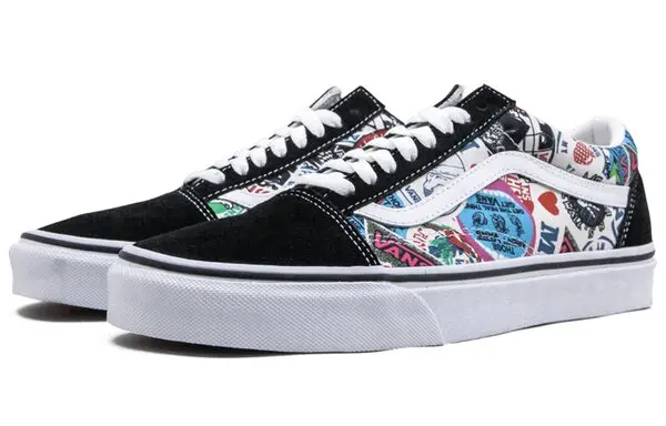VANS Old Skool "stickers" Low Top Sneakers - Black