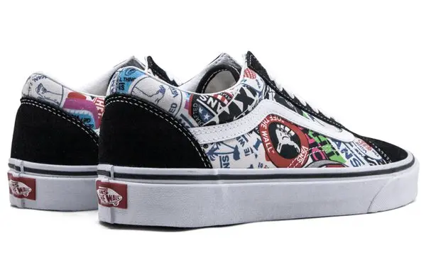 VANS Old Skool "stickers" Low Top Sneakers - Black