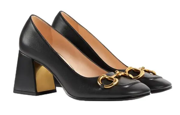 Gucci Mid-heel Pump With Horsebit Detailing