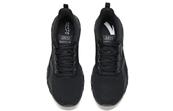 ANTA Run Collection "pure Black" Sneakers