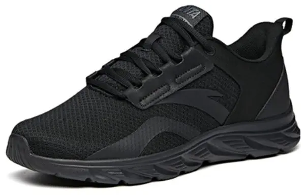 ANTA Run Collection "pure Black" Sneakers - Black/white