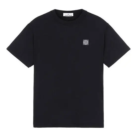 Stone Island Logo T-shirt - Black