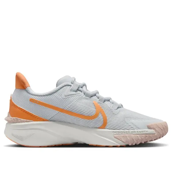 Nike Star Runner 4 Athletic Sneakers - White/orange