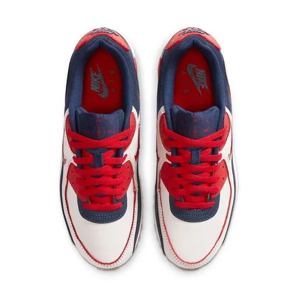 Nike Max 90 "home & Away" Sneakers - White/blue/red