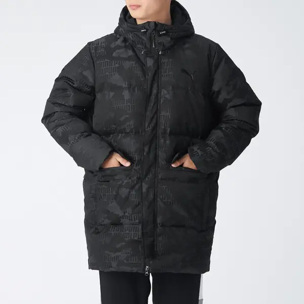 PUMA Camouflage Long Down Jacket
