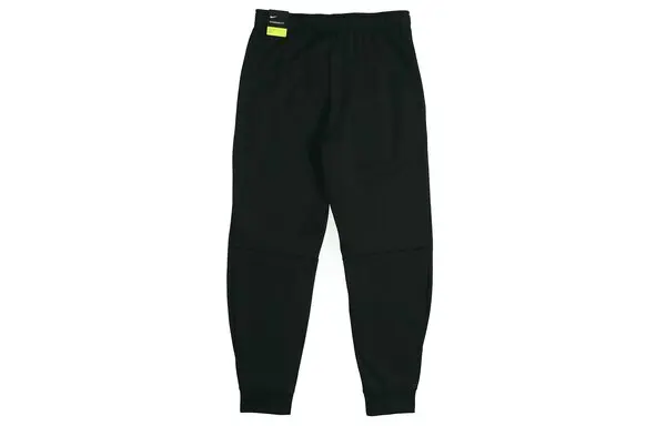 Nike Therma Tapered Swoosh Fleece Lined Sports Training Long Pants - Black
