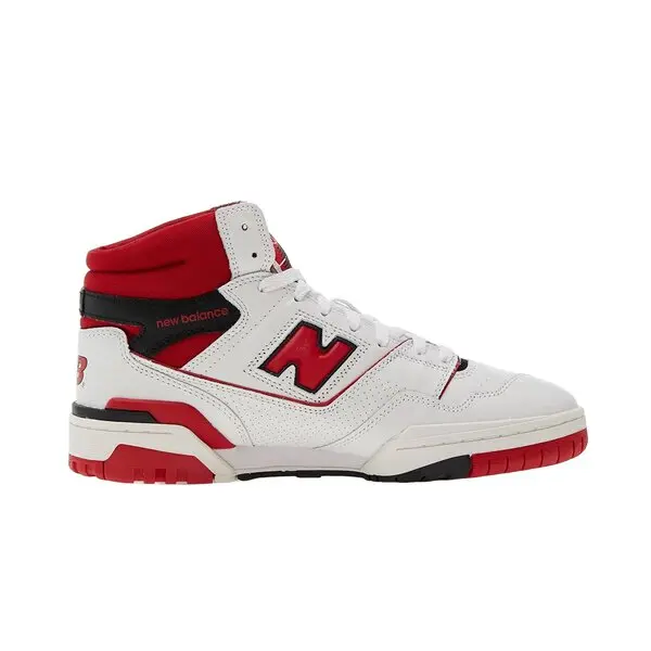 NEW BALANCE 650r High Top Sneakers - White/red