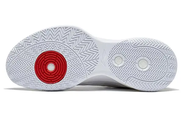 LI-NING Superlight V2 Basketball Sneakers - White/red