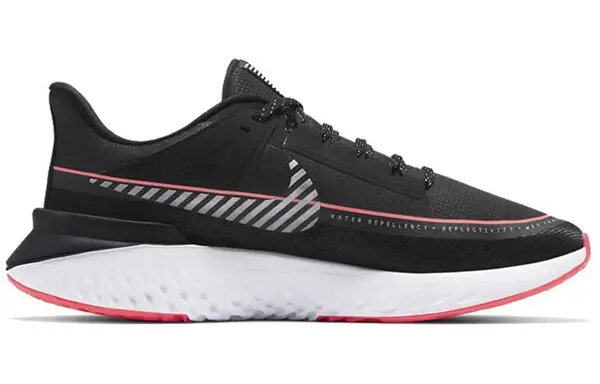 Nike Legend React 2 Shield Athletic Sneakers - Black