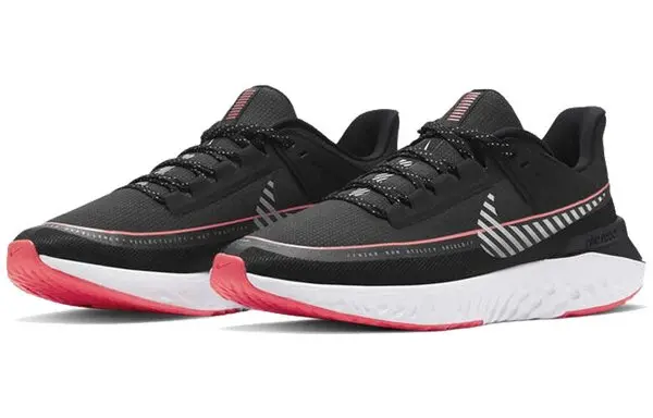 Nike Legend React 2 Shield Athletic Sneakers - Black