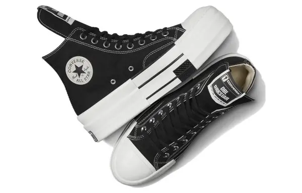 CONVERSE Chuck 70 Hi 'rick Owens X Drkshdw Dbl Drkstar' Lace Up Sneakers