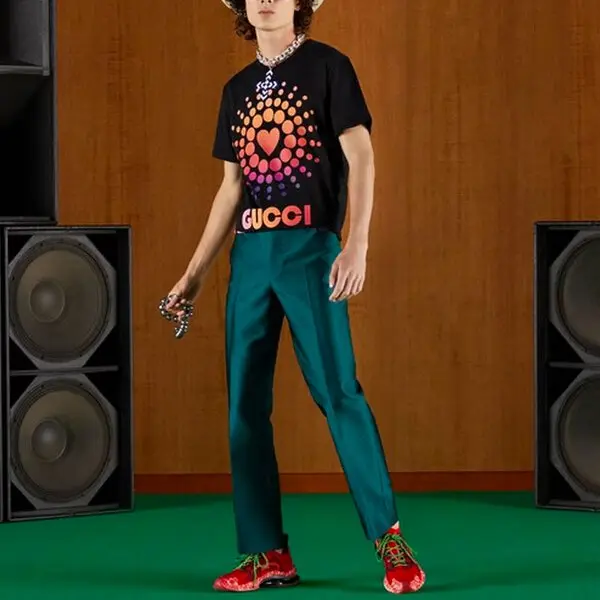 Gucci Love Parade Cotton T-shirt - Black