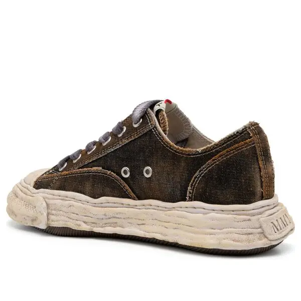 Mihara Yasuhiro Peterson Washed Denim Sneakers