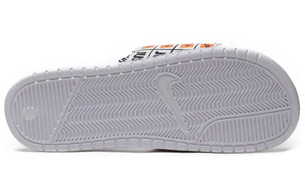 Nike Benassi Slide "just Do It Print - Black/white