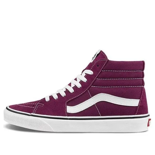 VANS Sk8-hi Lace Up Skate Shoes - Purple