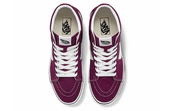 VANS Sk8-hi Lace Up Skate Shoes - Purple