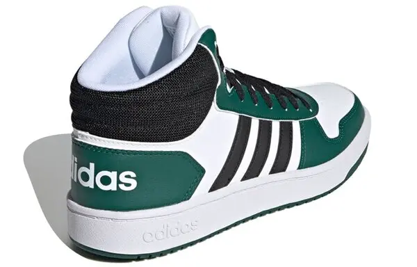 Adidas Hoops 2.0 Mid Sneakers - Black/green