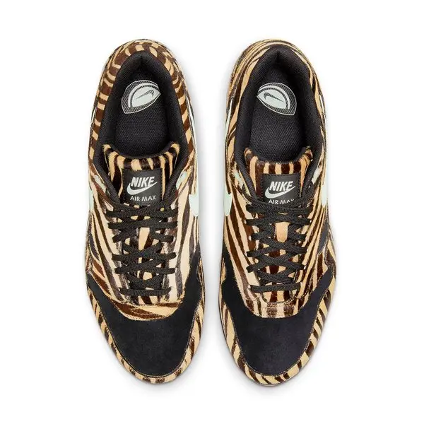 Nike Max 1 Golf "tiger Stripes" Sneakers - Black/white/yellow