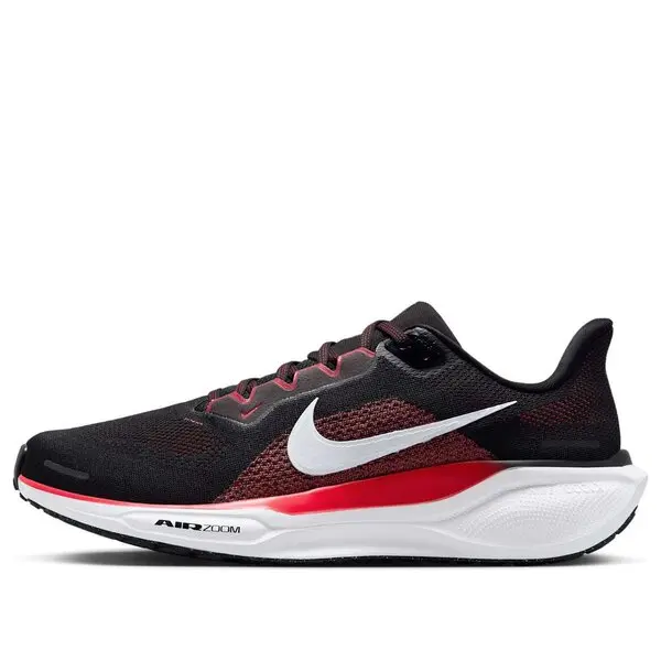 Nike Zoom Pegasus 41 Athletic Sneakers - Black/fire Red