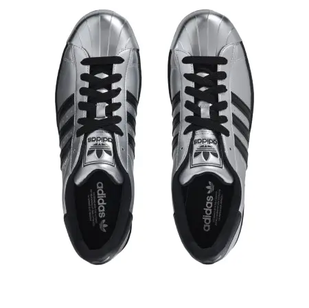 Adidas Superstar Sneakers - Silver/black