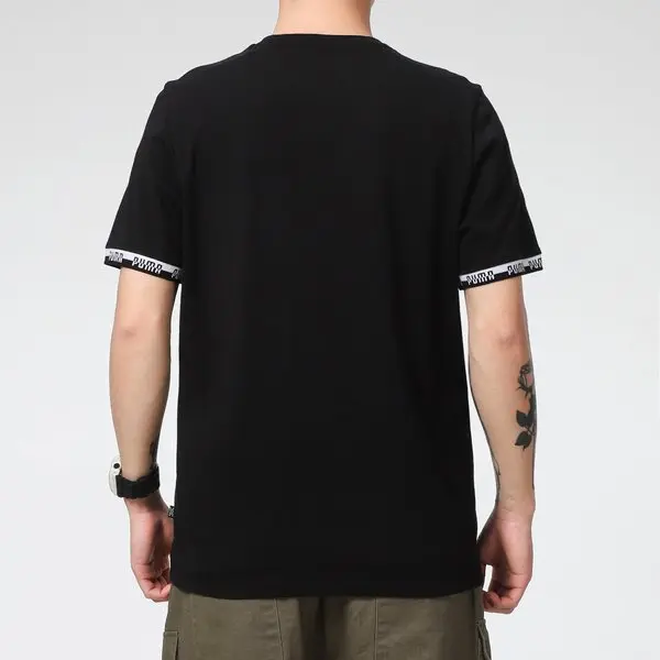 PUMA Short Sleeve T-shirt - Black