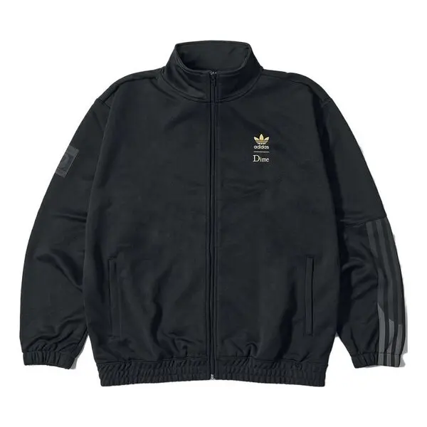 Adidas Originals X Dime Ss23 Superfire Track Jacket - Black