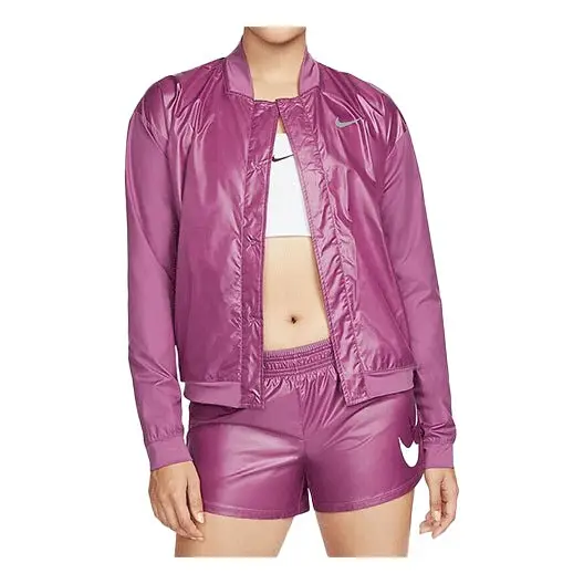 Nike Woven Bomber Jacket - Purple