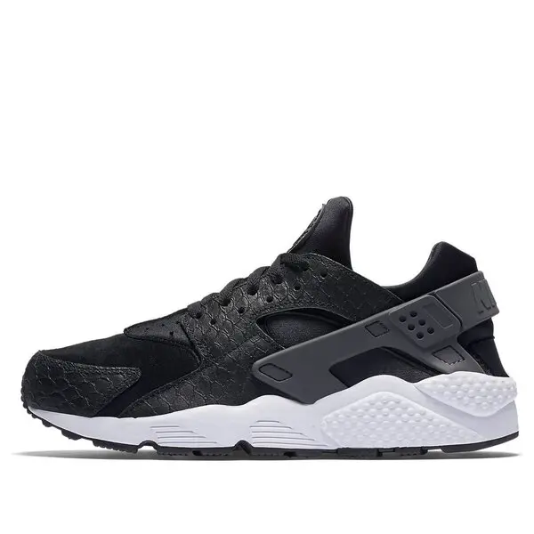 Nike Huarache Run "snake" Sneakers - Black/dark Grey/white