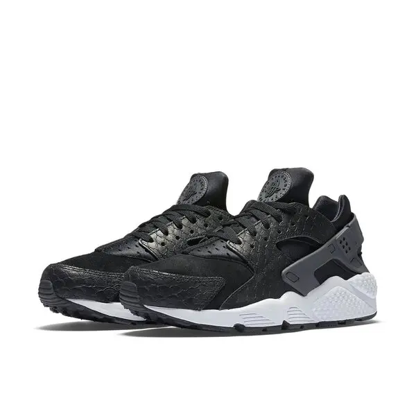 Nike Huarache Run "snake" Sneakers - Black/dark Grey/white