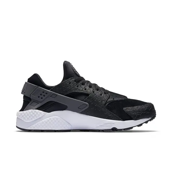 Nike Huarache Run "snake" Sneakers - Black/dark Grey/white