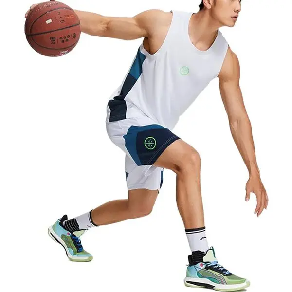 LI-NING Way Of Wade Logo Basketball Tank Top - White