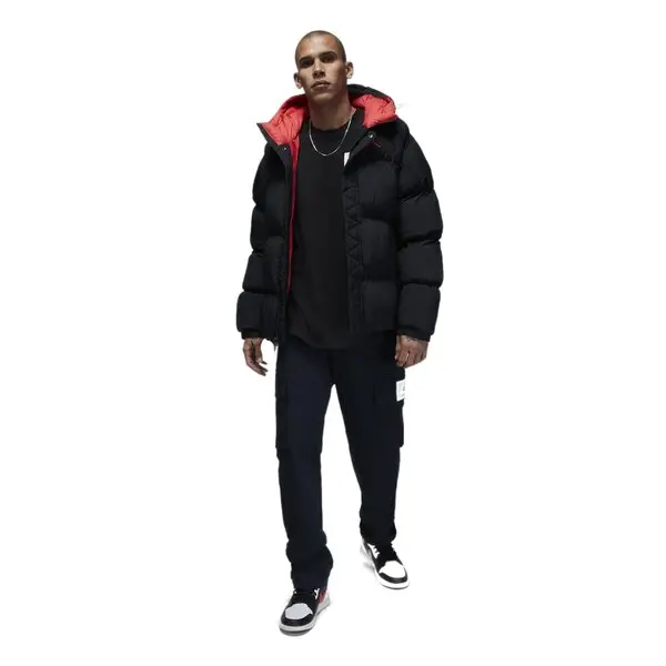 JORDAN Air Essential Puffer Jacket - Black