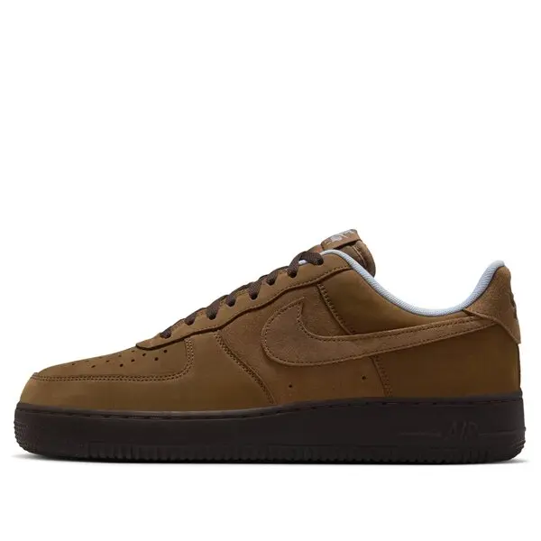 Nike Force 1 Low Sneakers - Light British Tan/blue