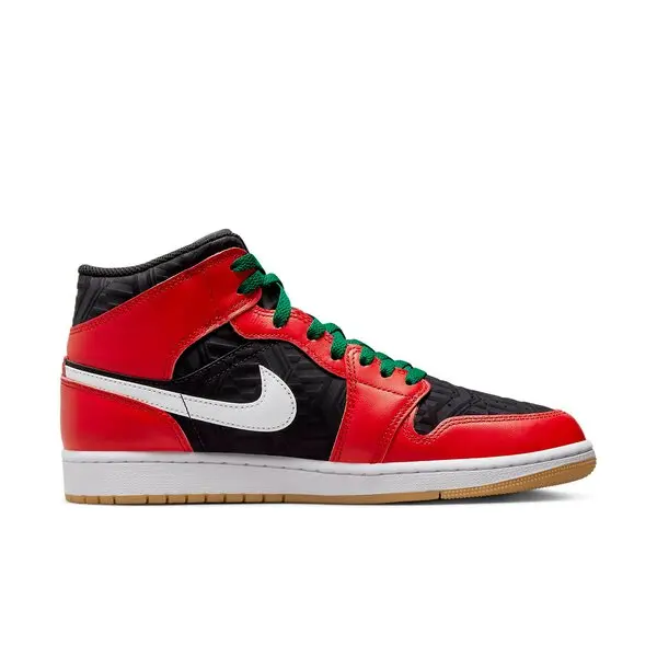 JORDAN 1 Mid Se Sneakers - Red