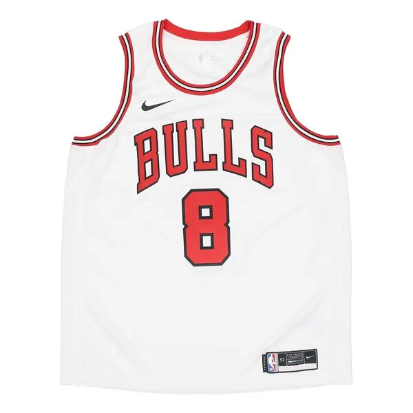 Nike Chicago Bulls Zach Lavine Basketball Jersey - White