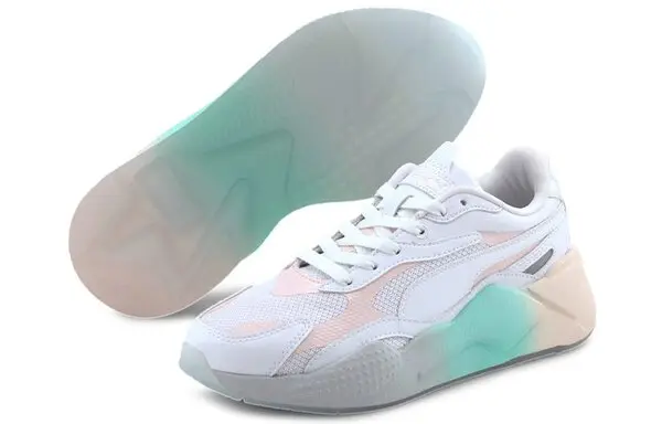 PUMA Rs-x3 Gradient Sneakers - Whitepinkgreen