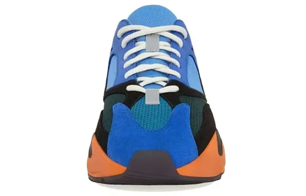 Adidas Yeezy Boost 700 "bright Blue" Athletic Sneakers - Blue/orange