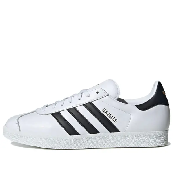 Adidas Gazelle Sneakers - Cloud White/core Black/gold Metallic