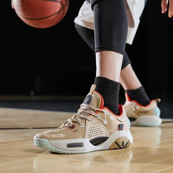 LI-NING Wade All City "new Year" Abar005-1 Sneakers - Tan/blue