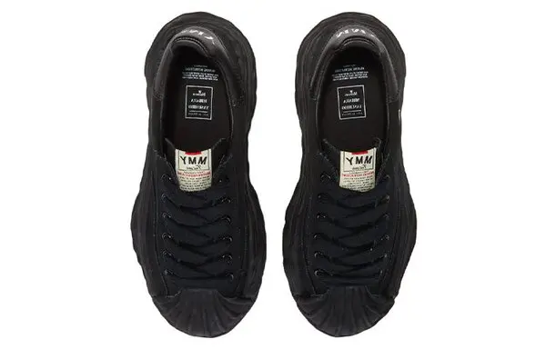 Mihara Yasuhiro Blakey Og Sole Canvas Low-top Sneaker - Black