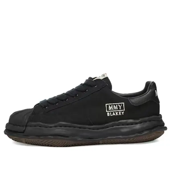 Mihara Yasuhiro Blakey Og Sole Canvas Low-top Sneaker - Black