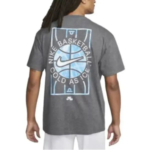 Nike Basketball T-shirt 'grey Blue