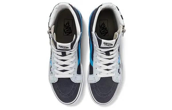 VANS Sk8-hi Reissue Side Zip High Top Sneakers - Black/white