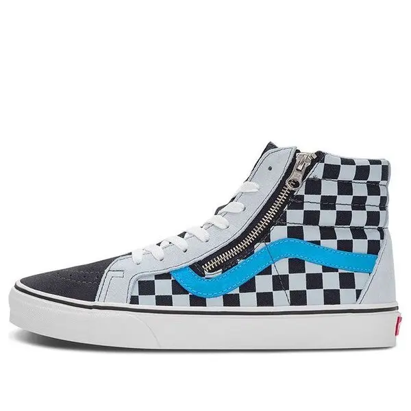VANS Sk8-hi Reissue Side Zip High Top Sneakers - Black/white