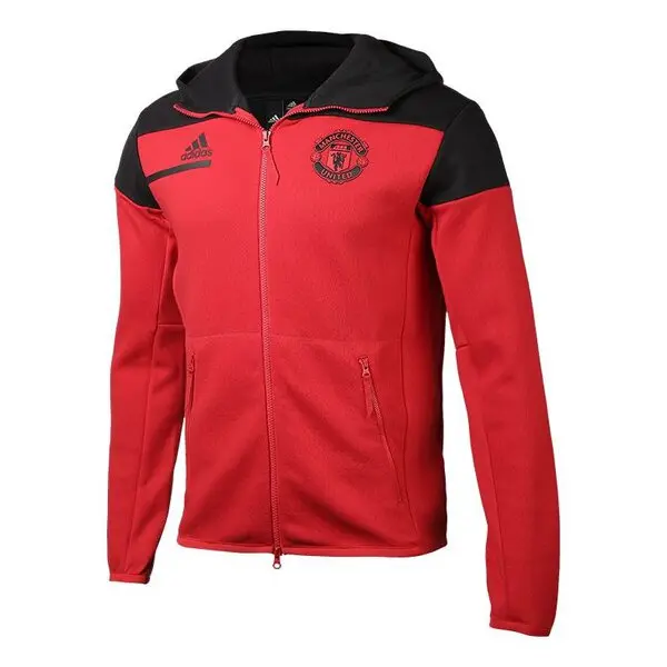 Adidas Manchester United 20-21 Season Track Jacket - Red