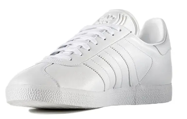 Adidas Gazelle Sneakers - White/gold