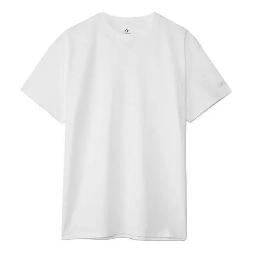 CONVERSE X Kim Jones Logo Print Sports Crewneck Short Sleeve - White