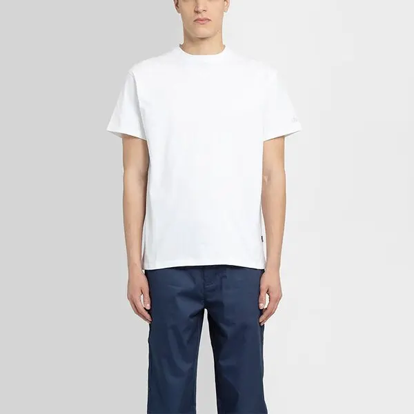 CONVERSE X Kim Jones Logo Print Sports Crewneck Short Sleeve - White