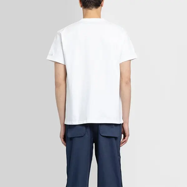 CONVERSE X Kim Jones Logo Print Sports Crewneck Short Sleeve - White